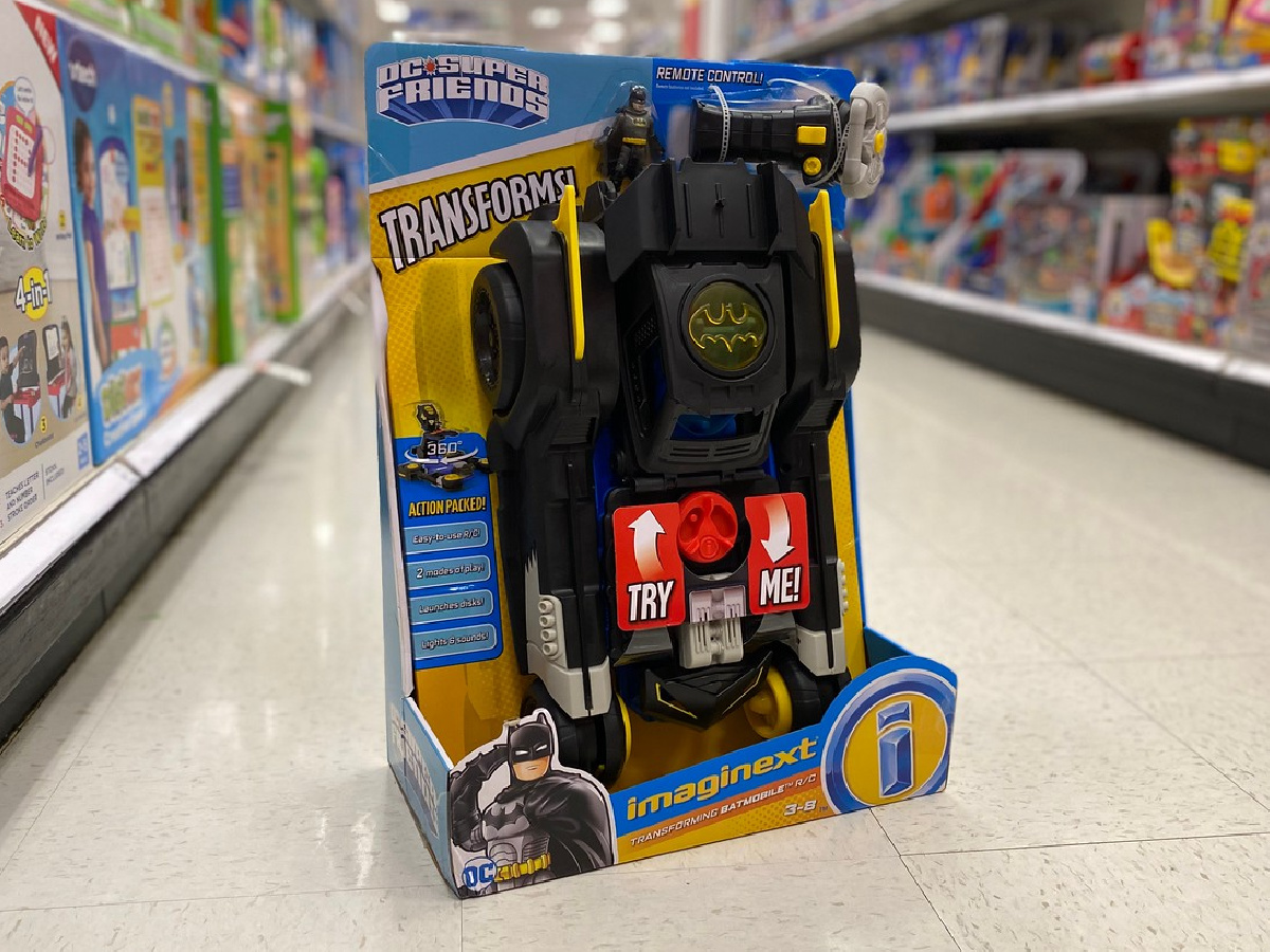 Imaginext Transforming Batmobile w/ Remote Control Only $51.99 Shipped ...