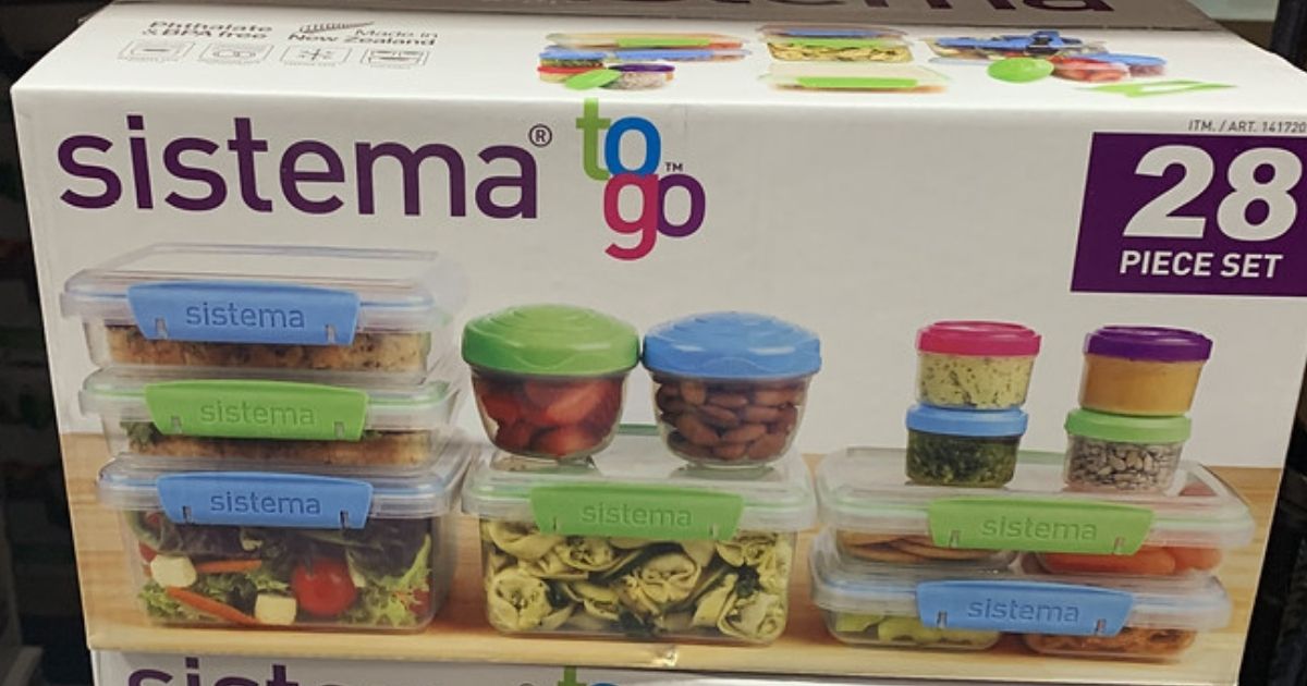Sistema 28-Piece Food Storage Container Set Only $11.99 at Costco