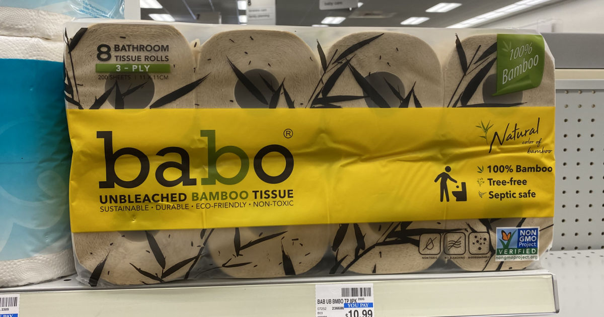 Babo Unbleached Bamboo Tissue 8-Pack From $3.66 Each at CVS | Starting ...