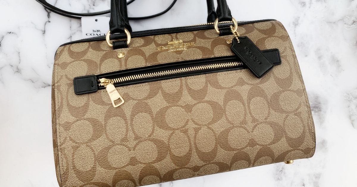 Coach Rowan Signature Satchel Only $98 Shipped (Regularly $328)