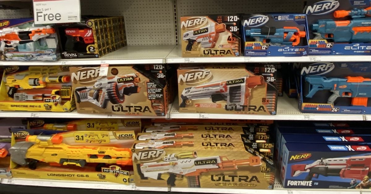 Buy 2, Get 1 Free NERF Guns & Accessories on Target • Hip2Save