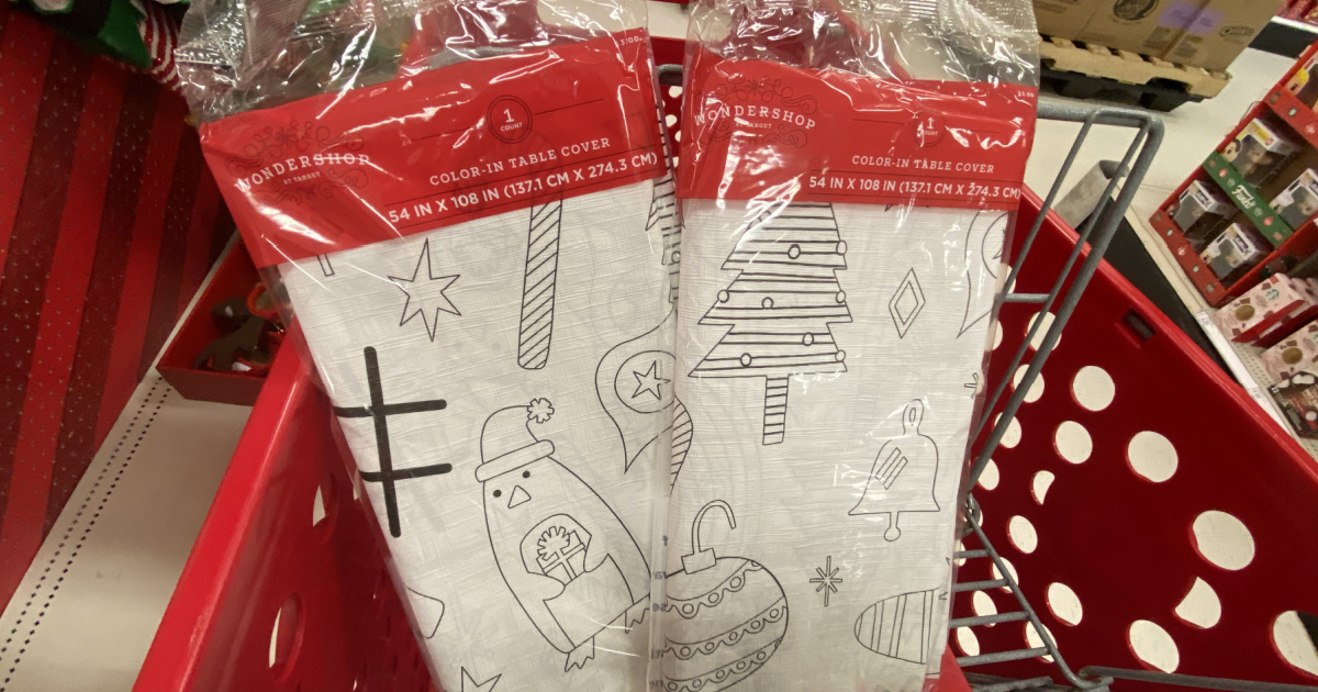 Keep the Kiddos Busy During Holiday Dinners w/ a Color-In Tablecloth ...