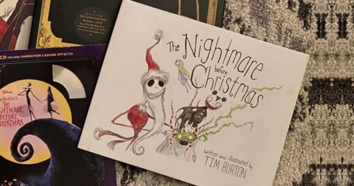 Disney Nightmare Before Christmas 20th Anniversary Hardcover Book Only ...