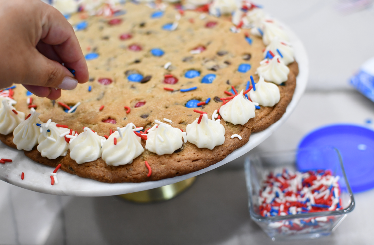 Bake a Giant Chocolate Chip Cookie Cake Using Pre-made Dough!