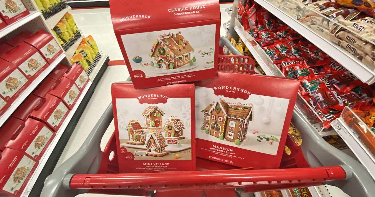 Wondershop Gingerbread House Kits from $7.99 at Target | Mansions, Mini ...