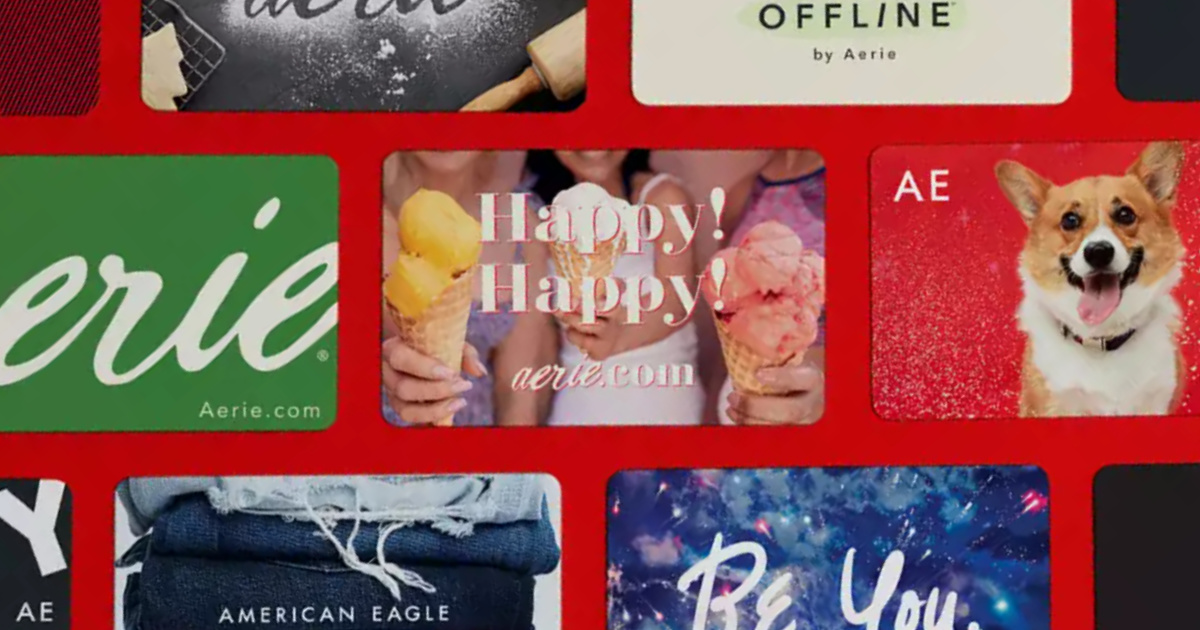 $50 American Eagle eGift Card Only $40 | Hip2Save