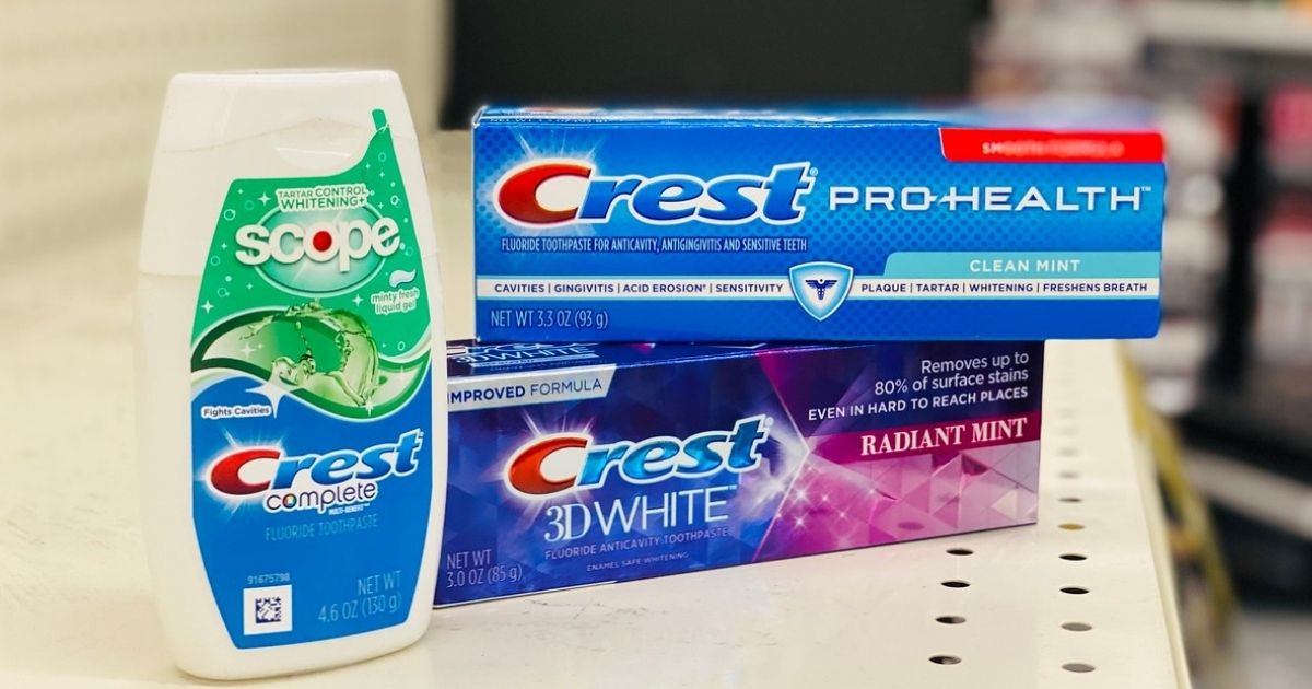Crest Toothpastes & Oral B Toothbrushes Only 49¢ Each After CVS Rewards