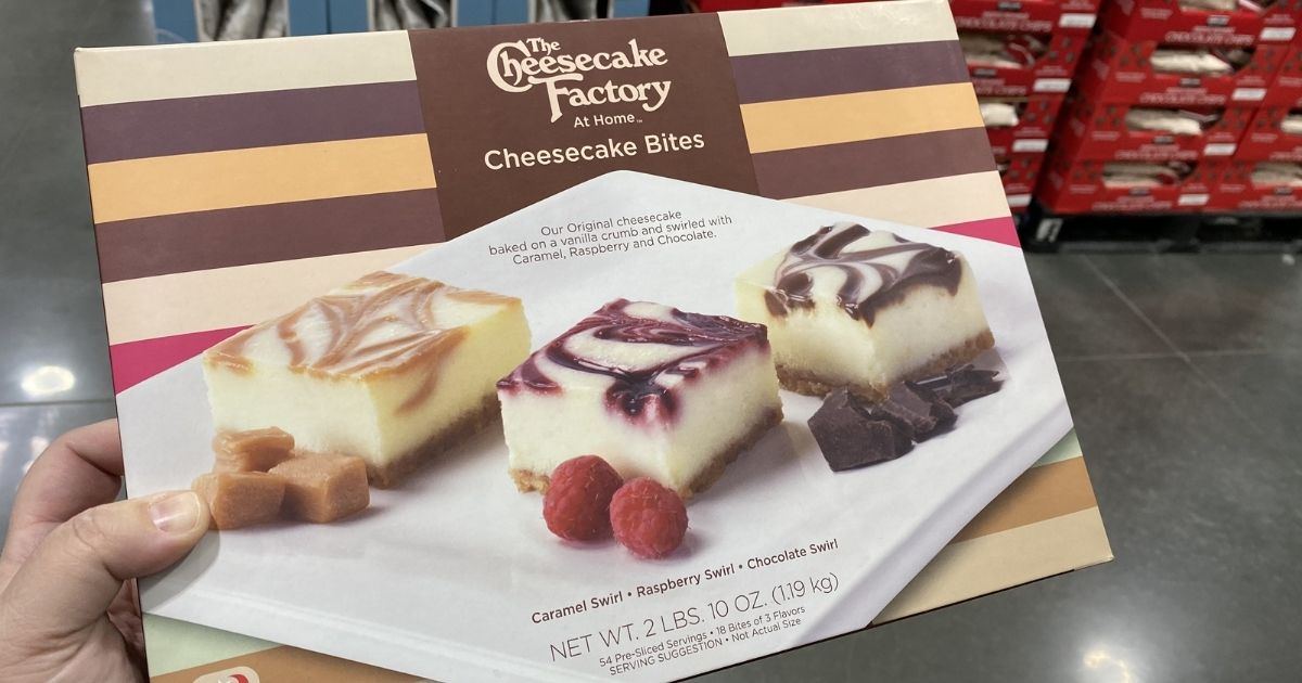 The Cheesecake Factory Cheesecake Bites 54-Count Box Only $13.49 at Costco