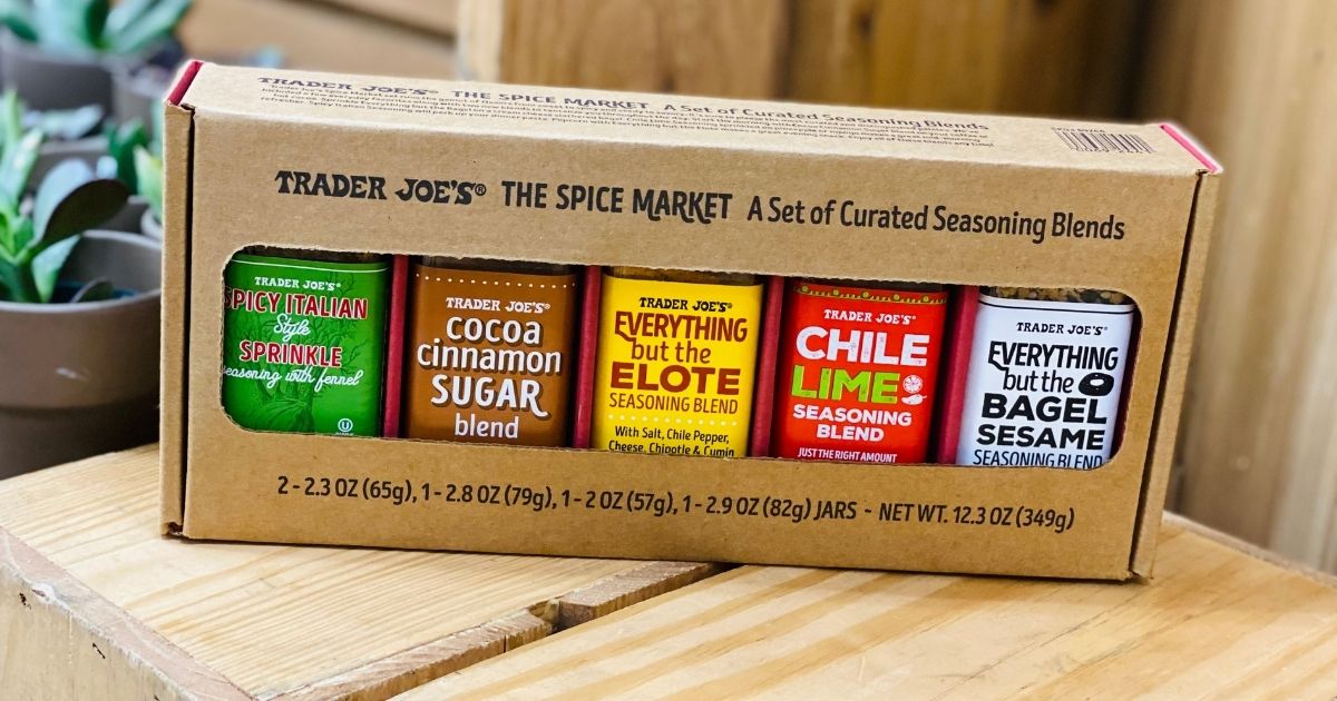 Trader Joe's Spice Market Gift Box Only $9.99 | Includes 5 Popular ...