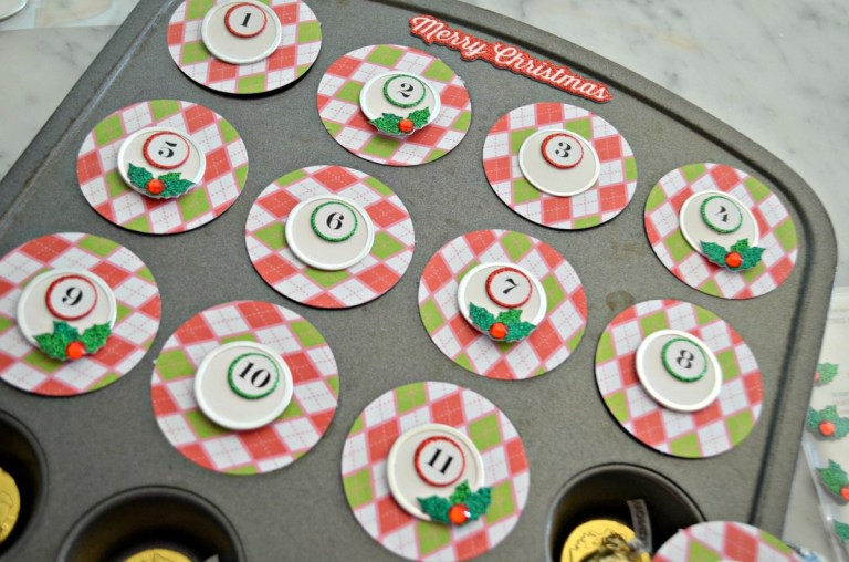 Use a Muffin Tin to Create a Frugal DIY Advent Calendar | Hip2Save