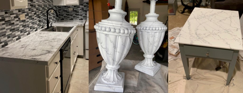 Use Marble Spray Paint to Transform Anything - Easy DIY | Hip2Save