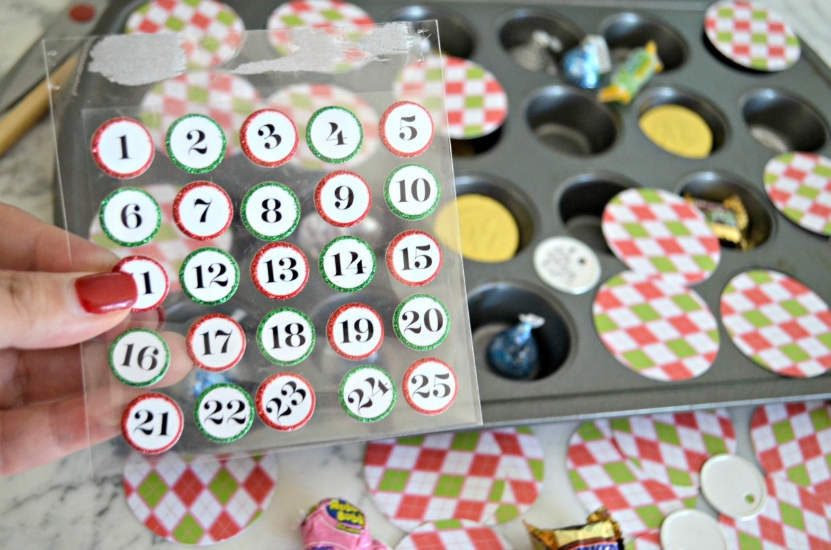 Use a Muffin Tin to Create a Frugal DIY Advent Calendar | Hip2Save