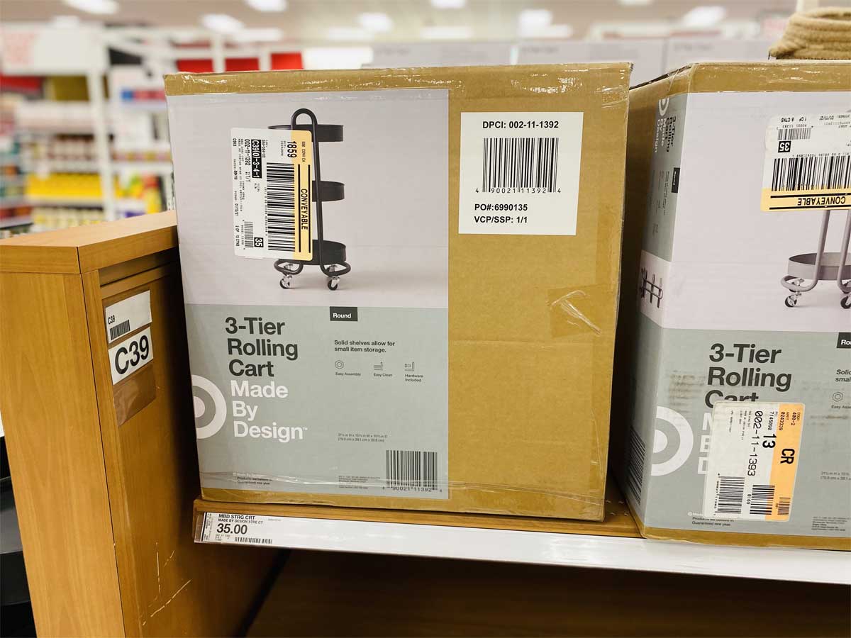 3-Tier Utility Rolling Carts from $20 at Target | Perfect Storage for ...