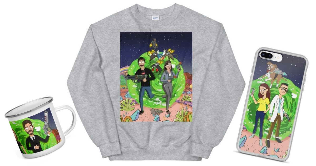 Custom Cartoon Portraits = Best Personalized Gift Idea | Hip2Save