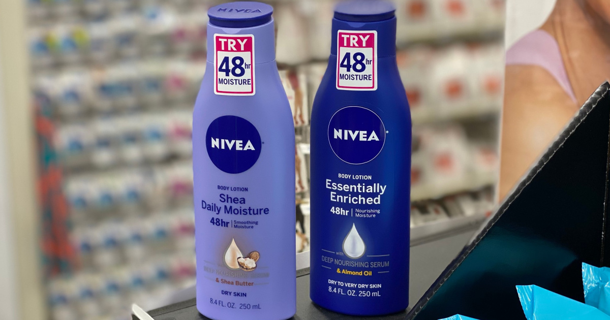 NIVEA Lotion Only 29¢ Each After CVS Rewards & Cash Back