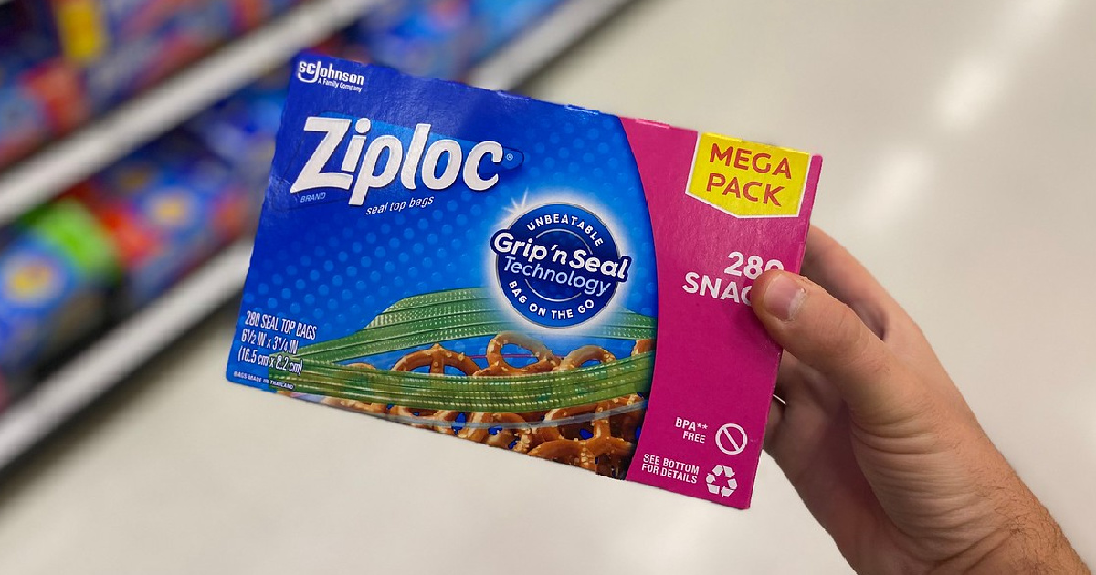 Ziploc Snack Bags 280-Count Only $5.78 Shipped on Amazon