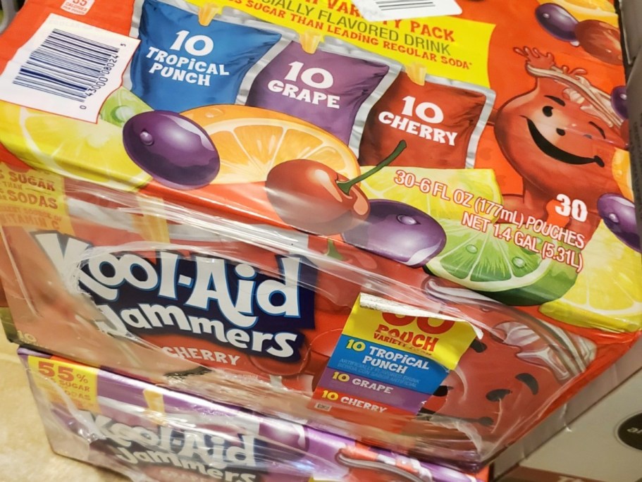 Kool-Aid Jammers Tropical Punch Variety 30-Count Just $5.82 Shipped on ...