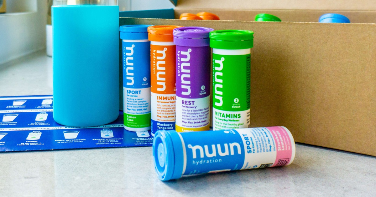 Nuun Hydration Sport + Caffeine 80-Count Tablets Just $19 Shipped on ...