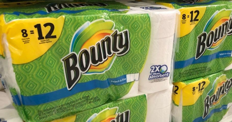 Score 18 Triple Bounty Paper Towels for $34.97 Shipped After a Rebate ...