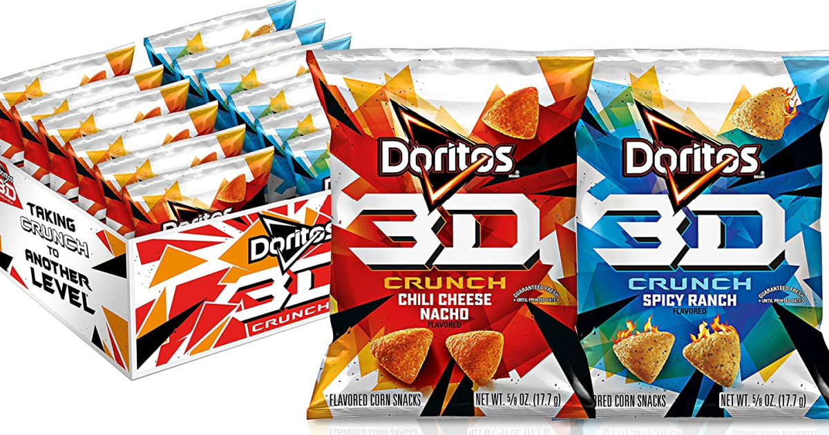 Doritos 3D Crunch Snacks 36-Count Variety Pack Only $12.58 Shipped on ...