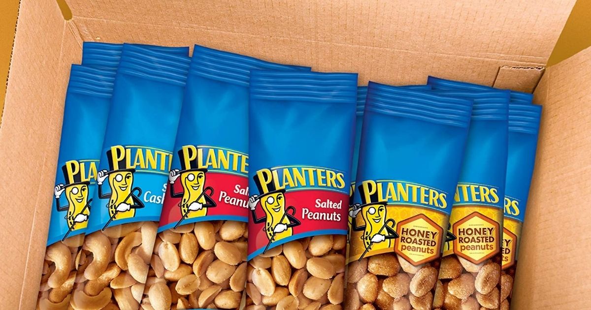 Planters Nuts Variety Pack Single-Serve Bags 36-Count Only $14.72 ...