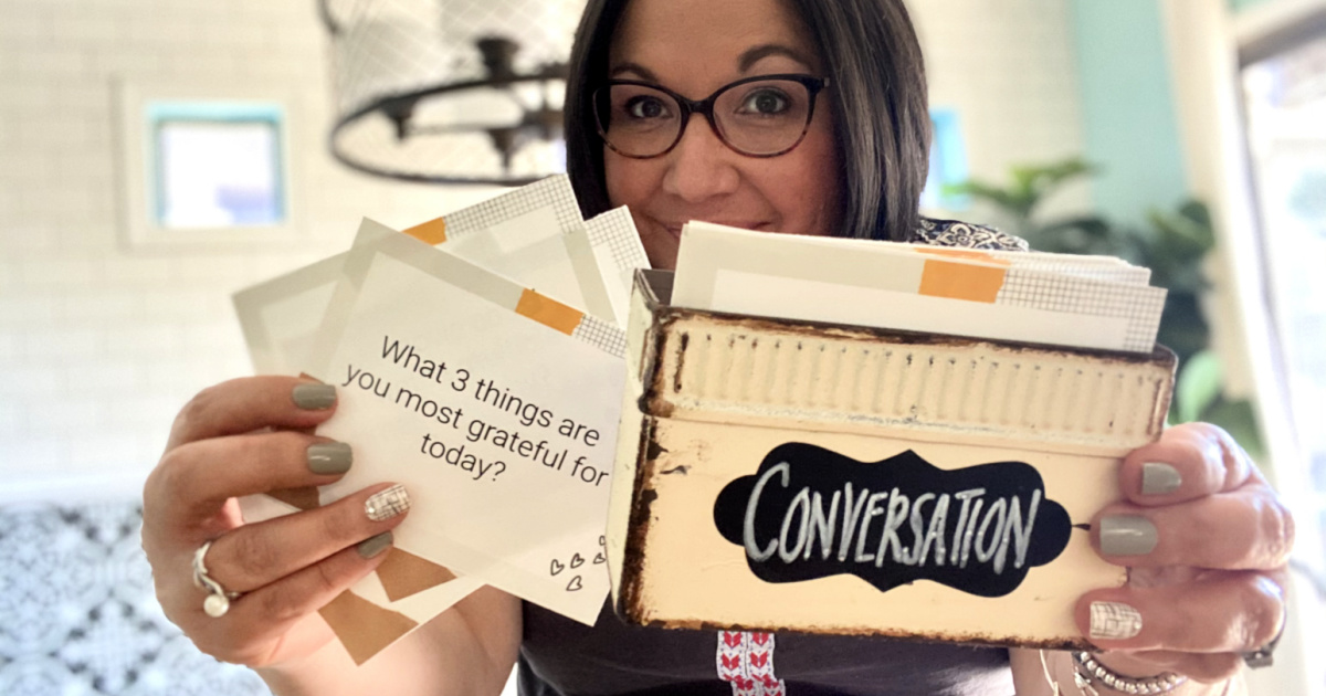 Free Printable Conversation Cards Game for the Family | Hip2Save