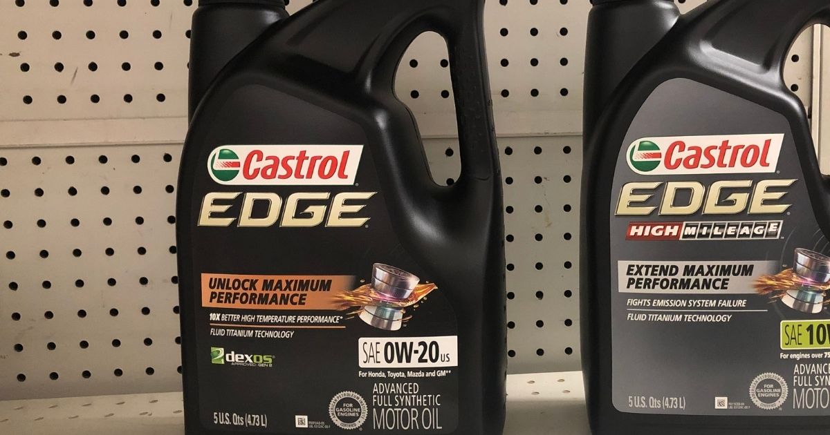Castrol Edge Full Synthetic Motor Oil Only $14.47 After Rebate at ...