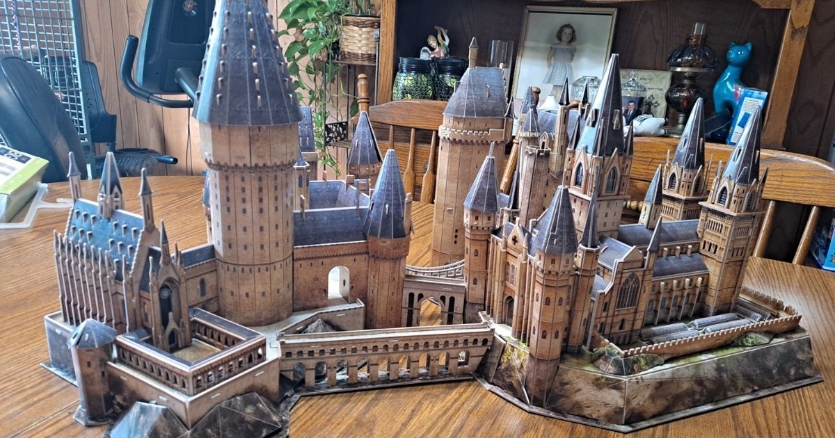 Harry Potter Hogwarts Castle 428-Piece 3D Puzzle Only $9.97 Shipped at ...