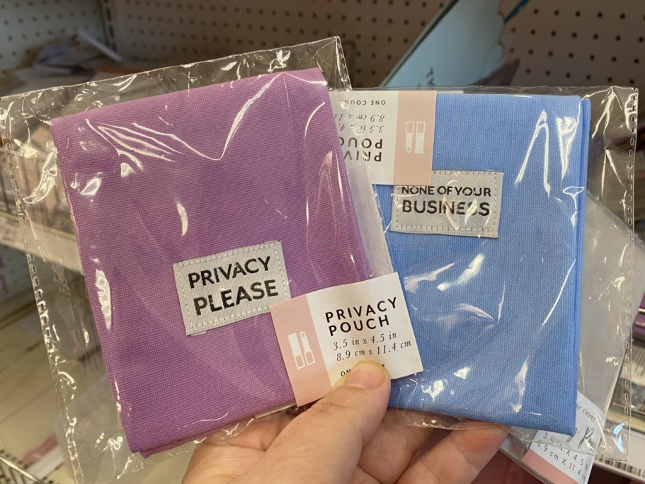 Privacy Pouches Only $1 at Target | Great for Tweens & Teens