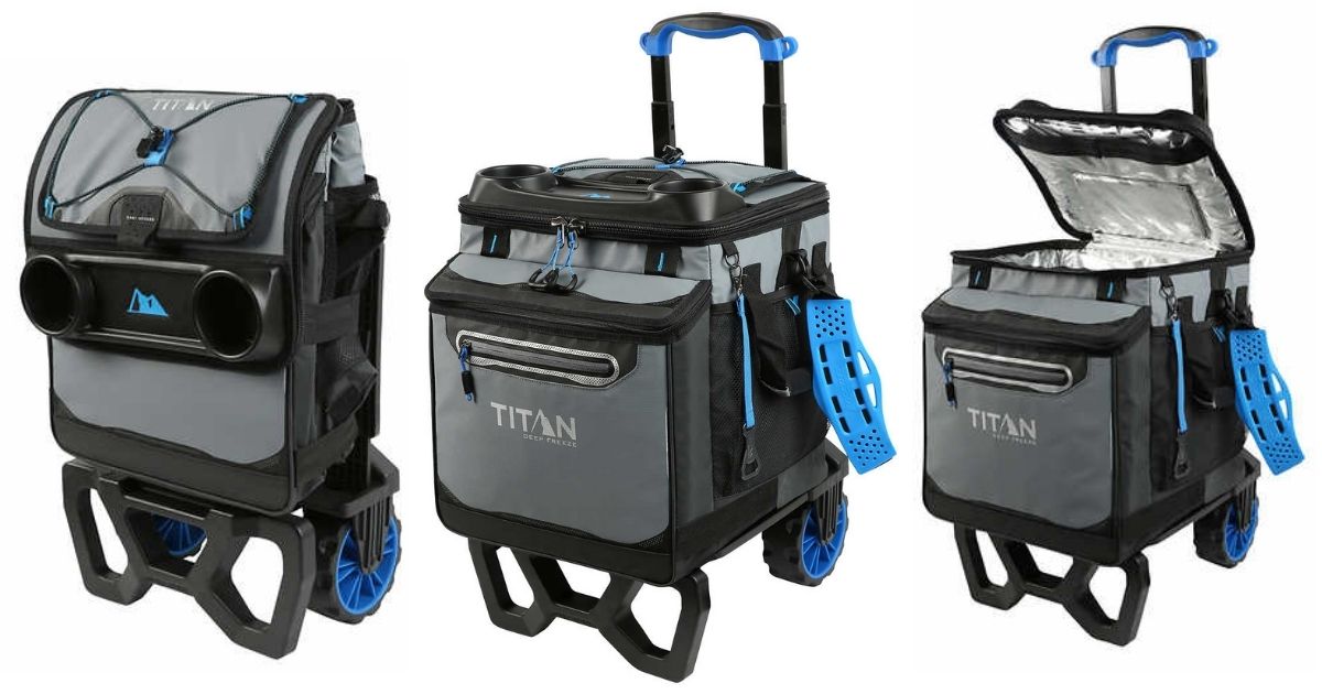 Titan Deep Freeze Rolling Collapsible Cooler Only $44.99 Shipped on ...