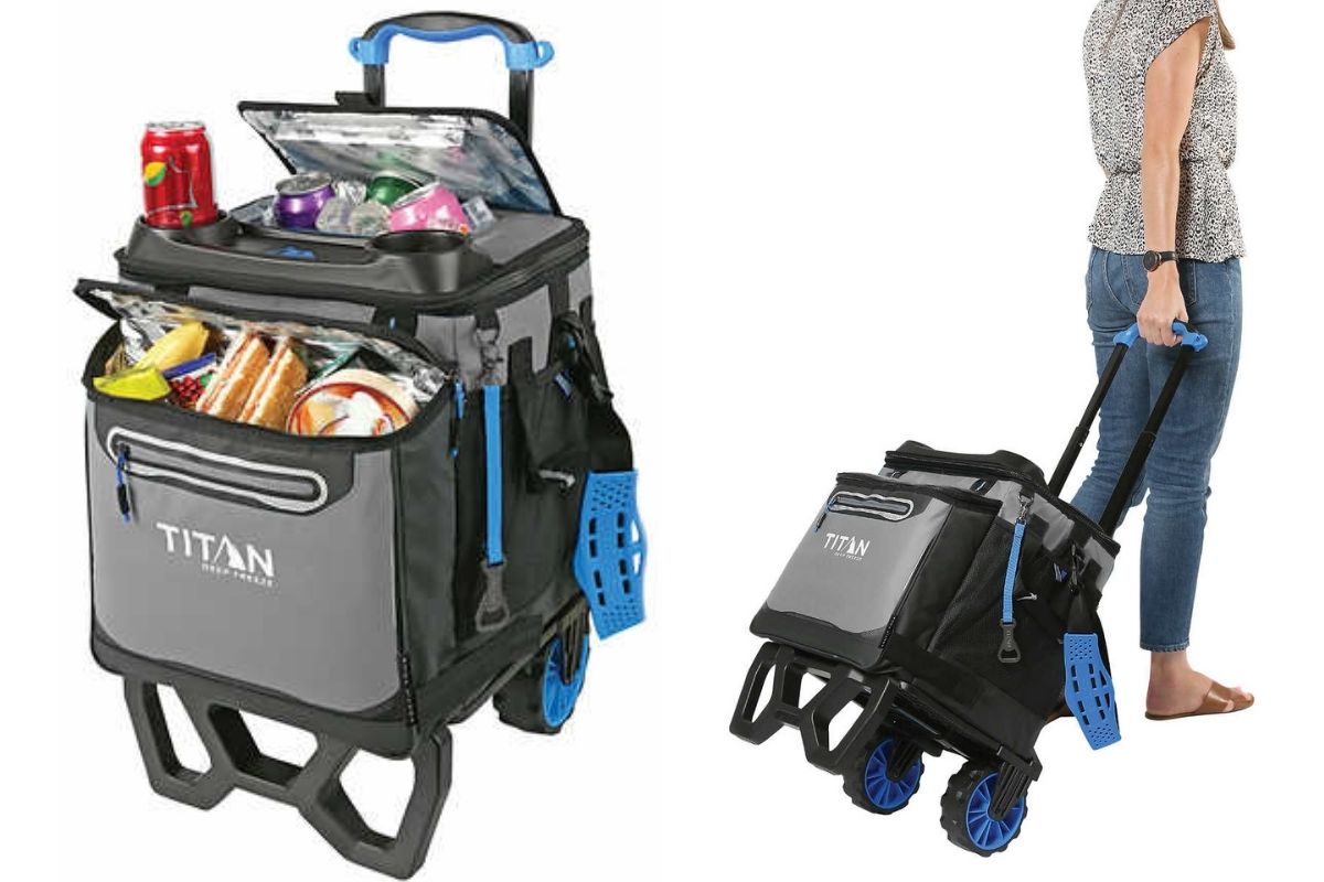 Titan Deep Freeze Rolling Collapsible Cooler Only $44.99 Shipped on ...