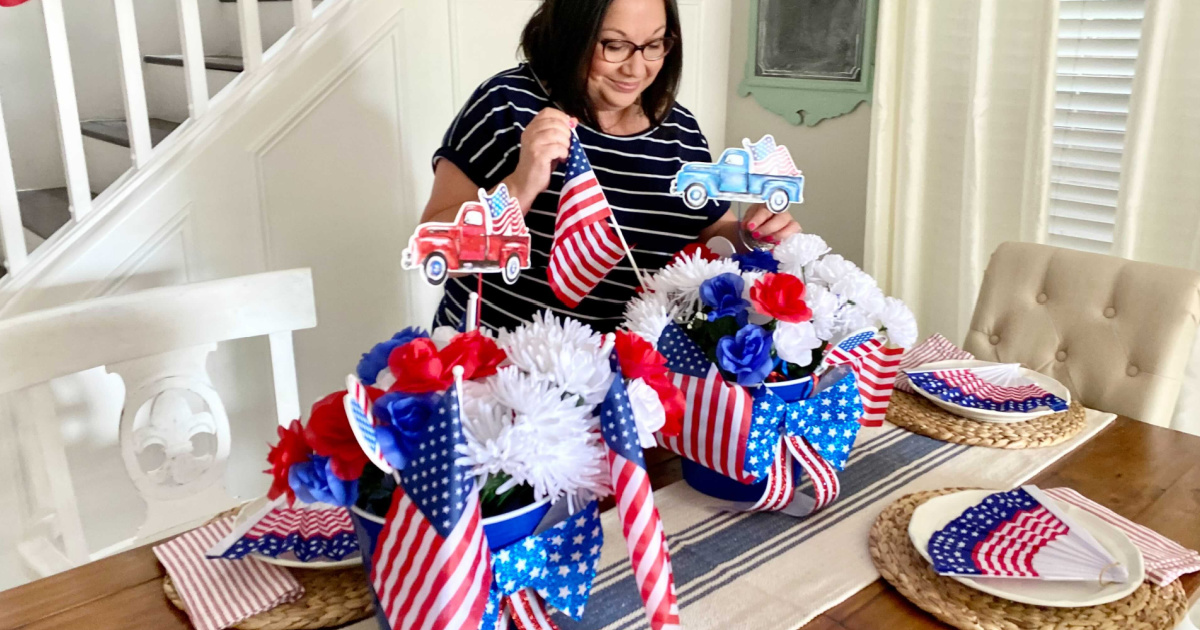 Host a Festive 4th of July Party w/ Dollar Tree Decor - Only $1 Each!