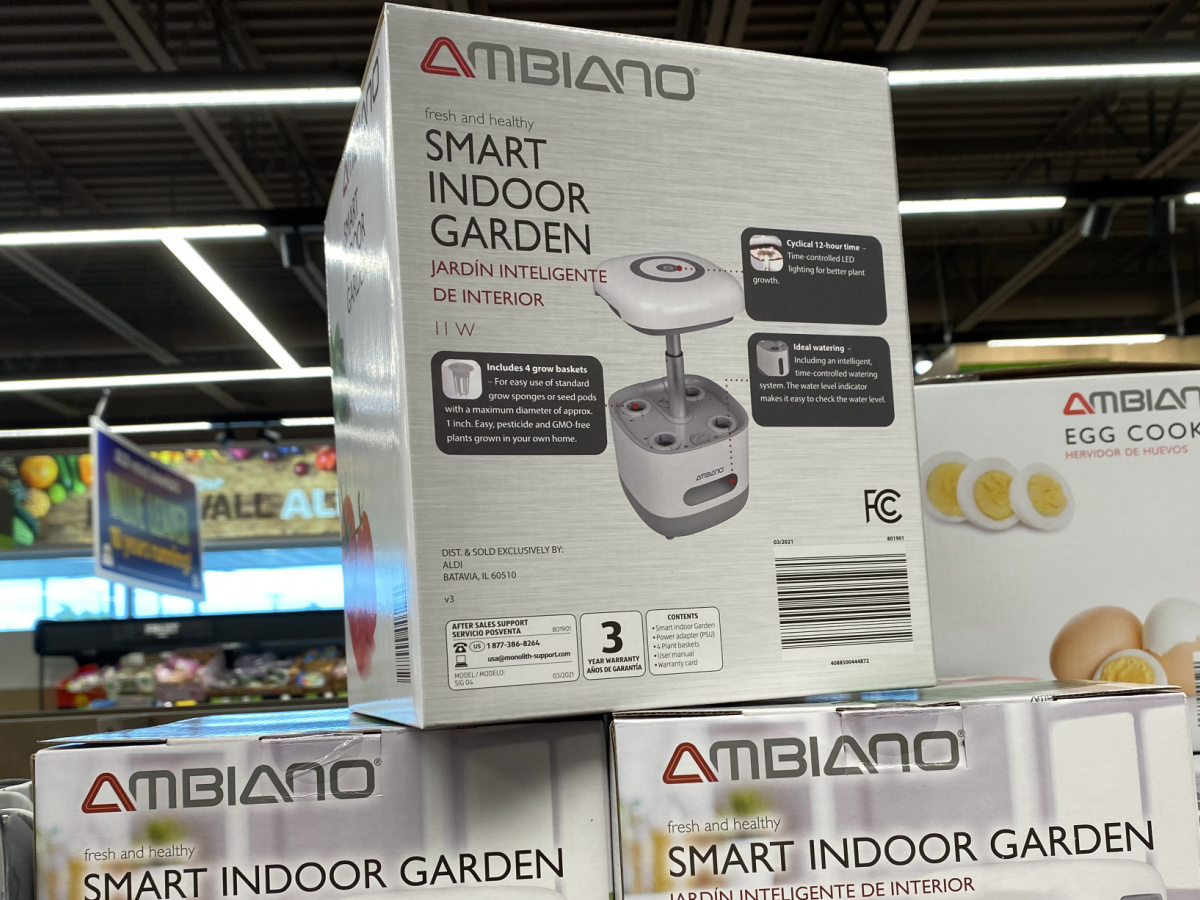 Smart Indoor Garden Only $39.99 at ALDI | Timed Lights & Watering System