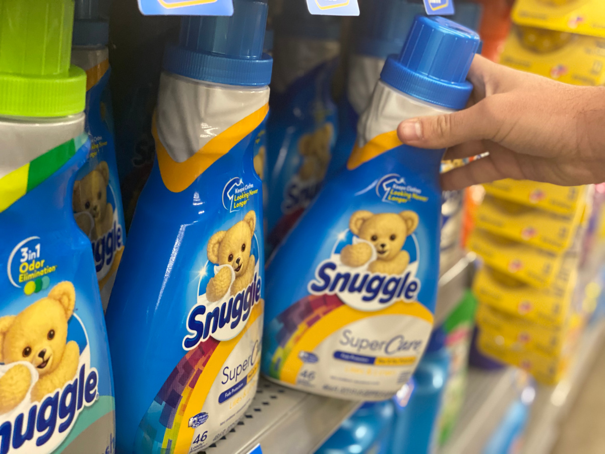Snuggle SuperCare Fabric Softener 48oz Bottle Only 27¢ After Cash Back ...