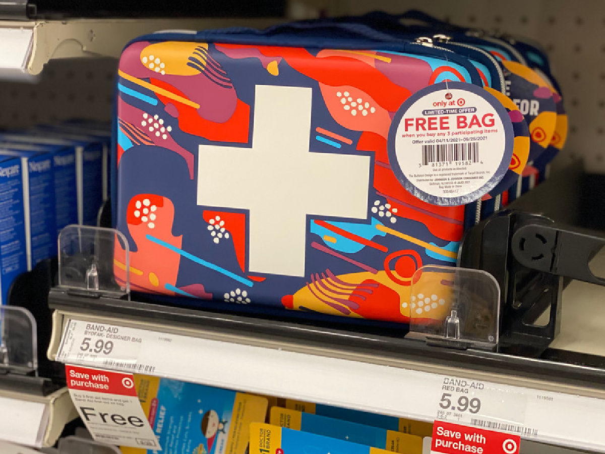 FREE Band-Aid First Aid Kit Bag w/ Health Care Purchase at Target ($6 ...