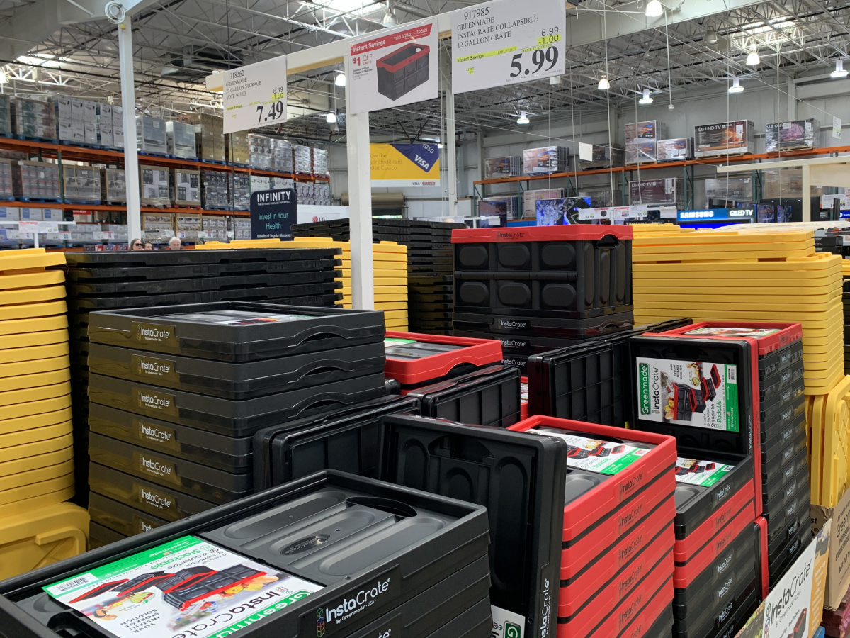 Greenmade 27-Gallon Storage Totes w/ Lid Only $7.49 at Costco ...