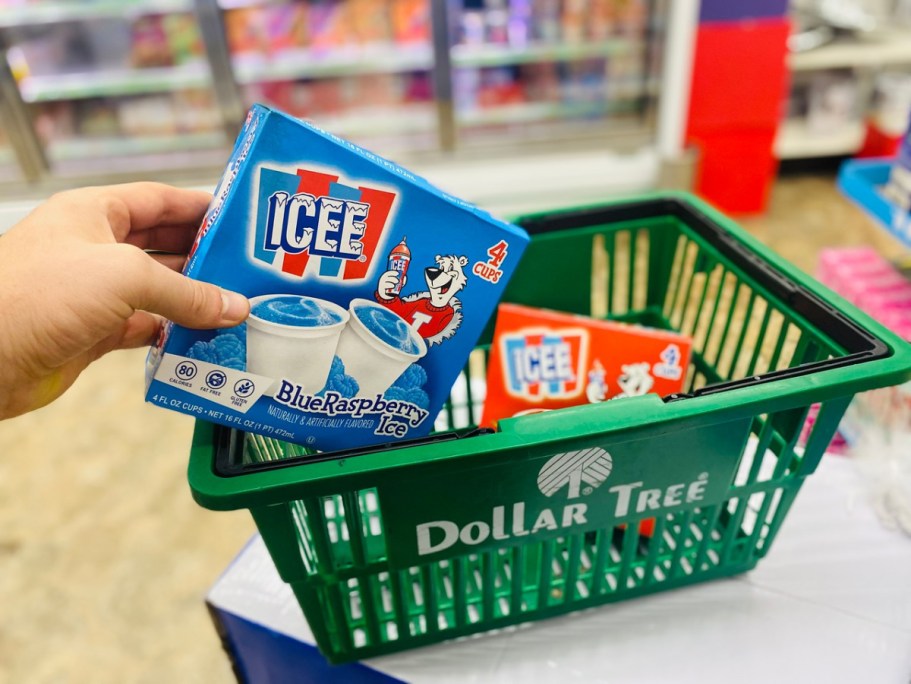 ICEE Frozen Treat Cups 4-Count Boxes Just $1 at Dollar Tree