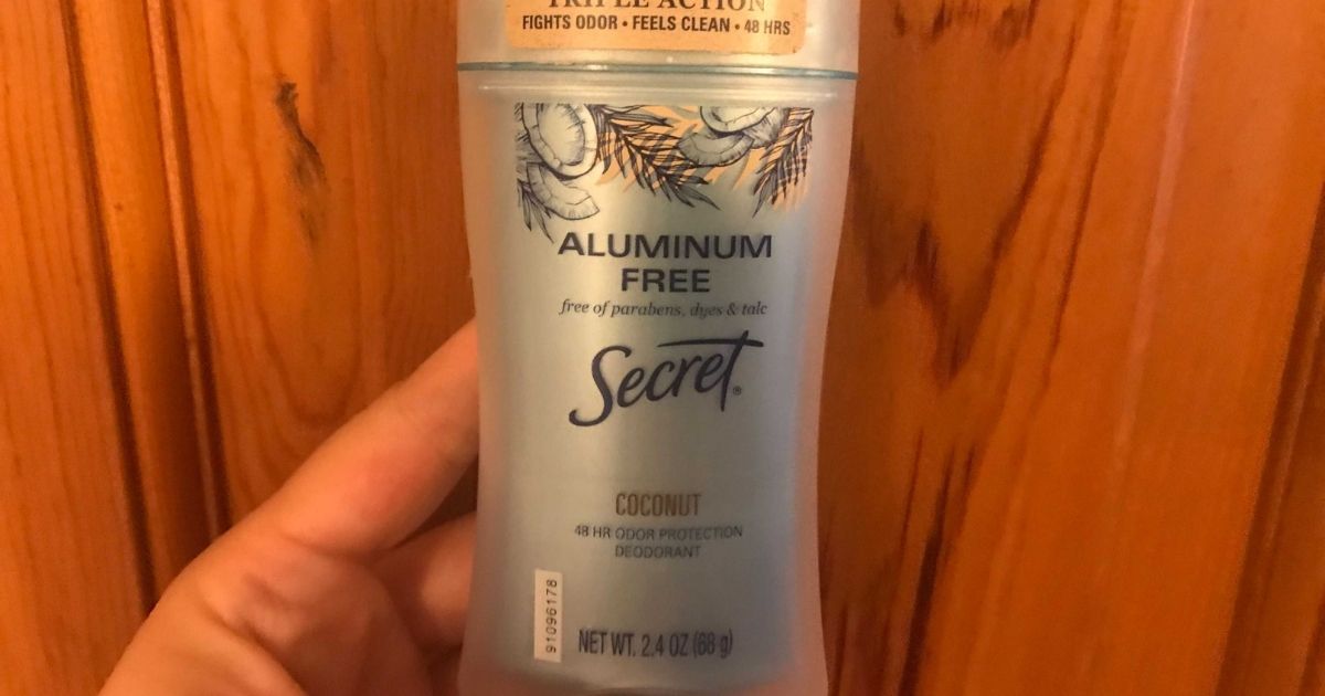 Secret Aluminum Free Deodorants as Low as 34¢ After Walgreens Rewards