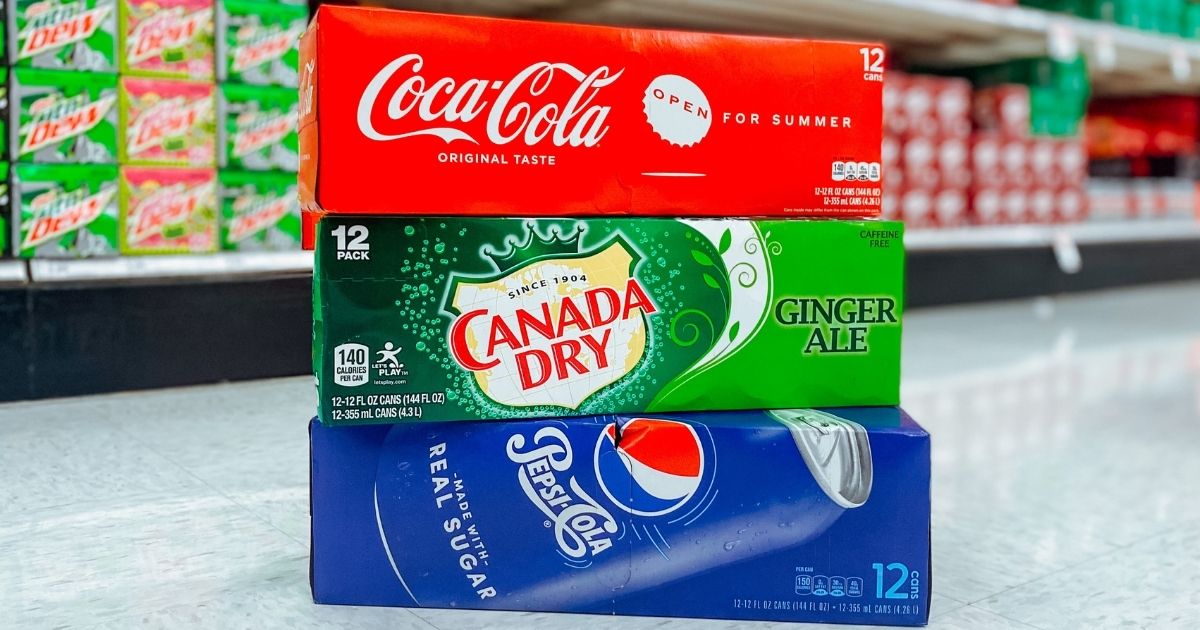 Three Soda 12-Packs Just $15 at Target | Hip2Save