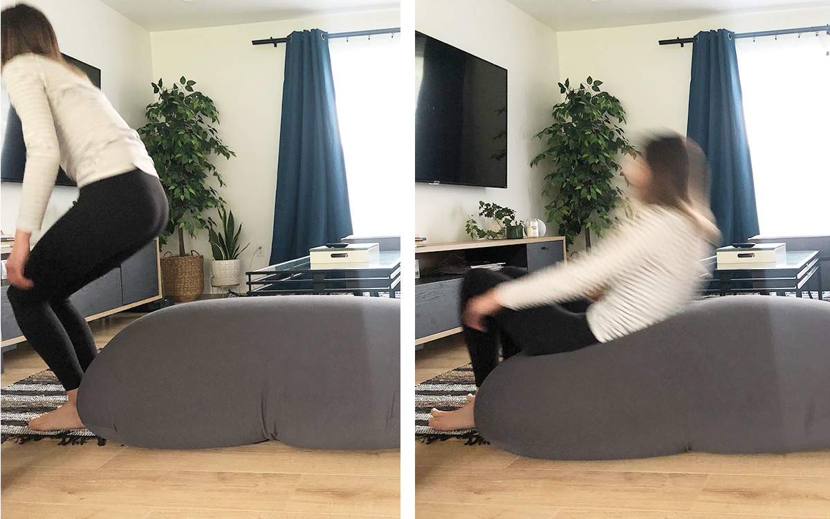 We Tried the Moon Pod & Here's Why This Bean Bag Chair is the Best!