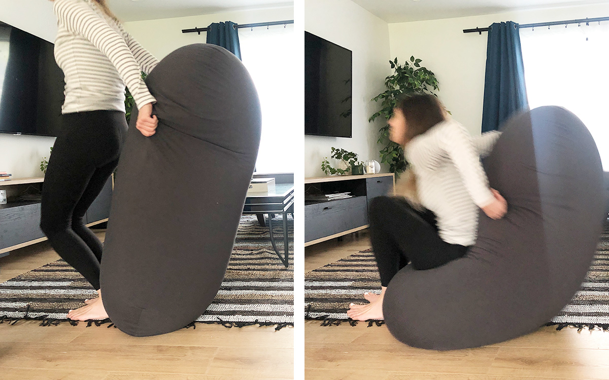 We Tried the Moon Pod & Here's Why This Bean Bag Chair is the Best!