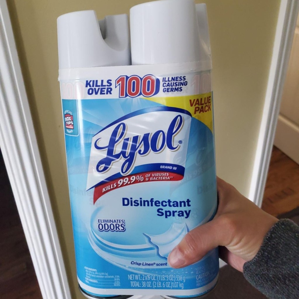 Lysol Disinfectant Spray 2-Pack Only $7.34 Shipped on Amazon