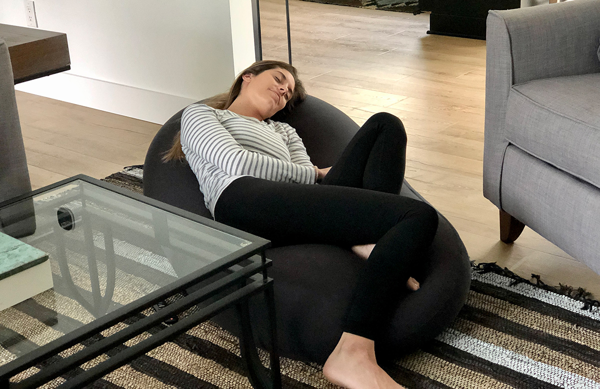 We Tried the Moon Pod & Here's Why This Bean Bag Chair is the Best!