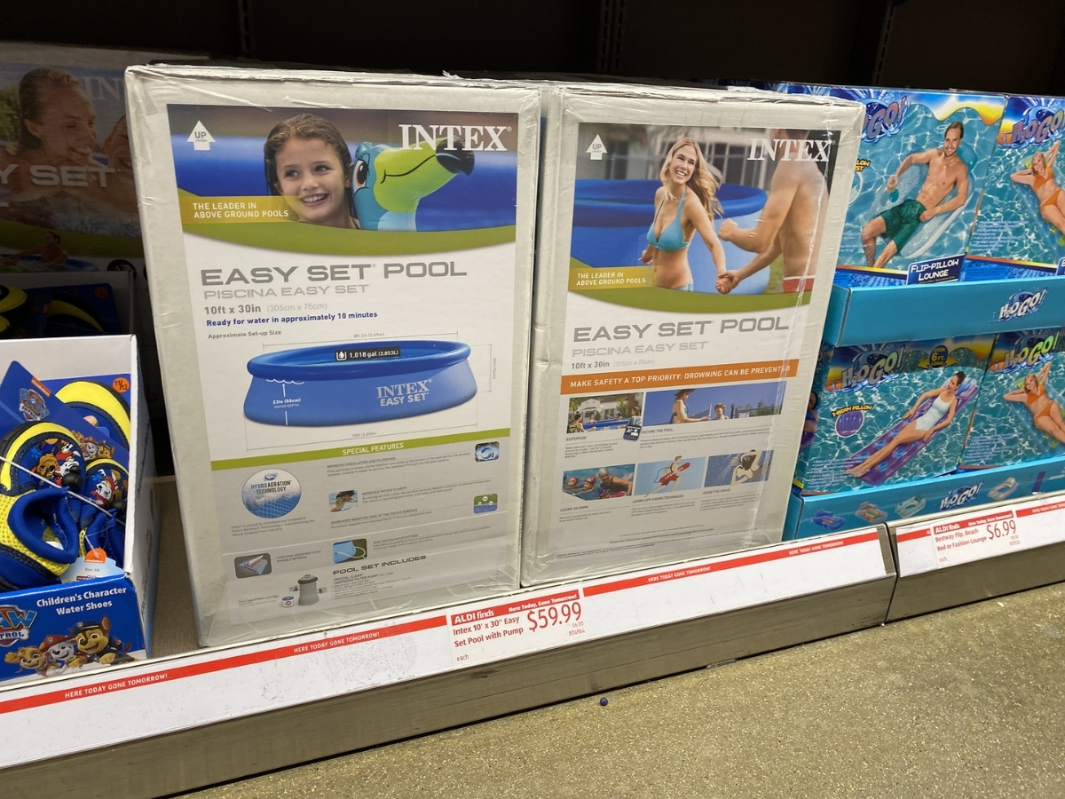 Intex Easy Set 10-Foot Pool w/ Pump Just $59.99 at ALDI