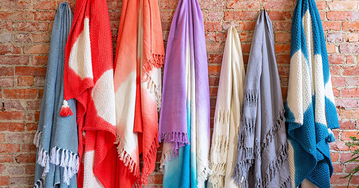 Refinery29 Textured Throw Blankets w/ Tassels from $8 on Amazon | Hip2Save