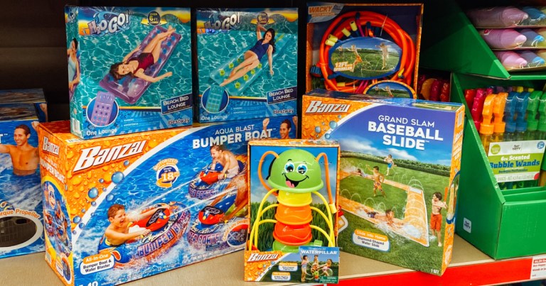 Pool & Water Toys from $6.95 at ALDI | Floats, Sprinklers, Water Slides ...