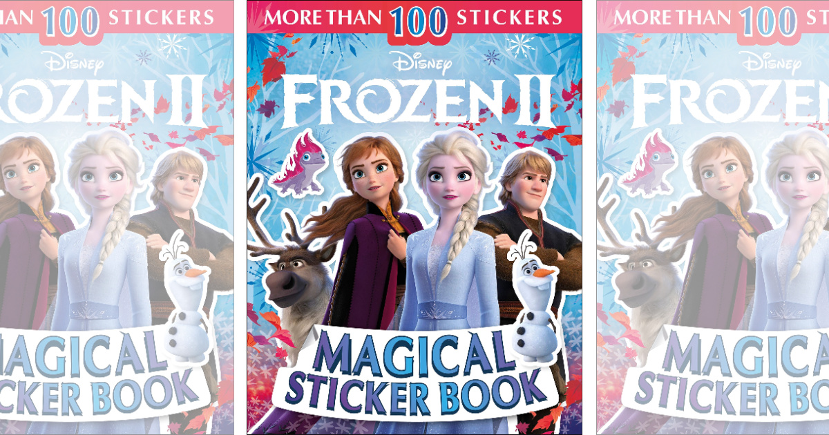Disney Frozen 2 Sticker Book Only $3.49 on Amazon | Includes Over 100 ...