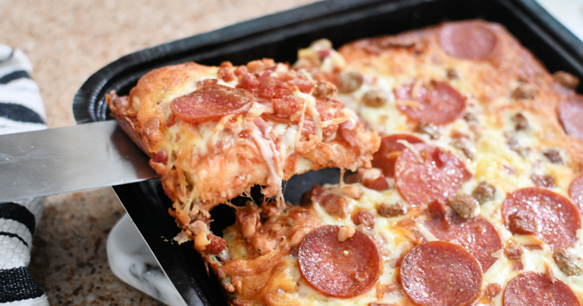 The Best Frozen Pizza Ever is Detroit-Style Motor City Pizza | Hip2Save