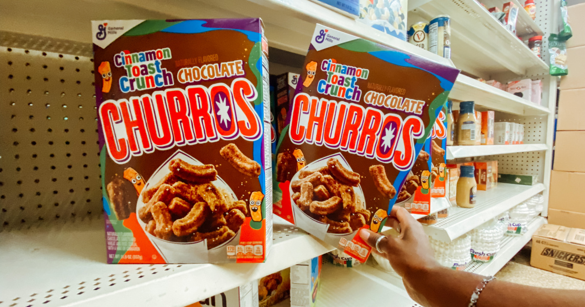 Cinnamon Toast Crunch Chocolate Churros Cereal Only $1 at Dollar Tree