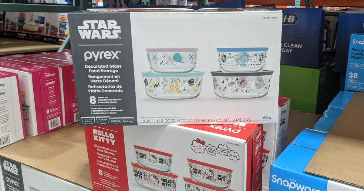 Pyrex Glass Food Storage Containers 8-Piece Sets Just $15.99 on Costco ...
